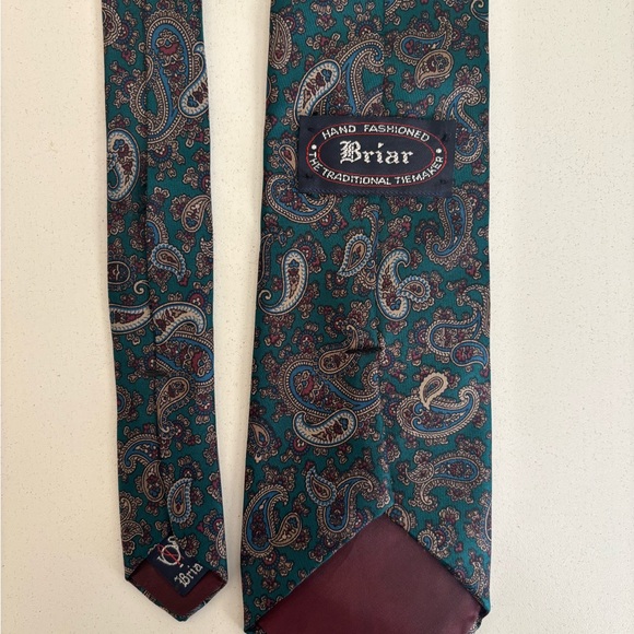 Briar | Accessories | Briar Emerald Paisley Mens Tie | Poshmark